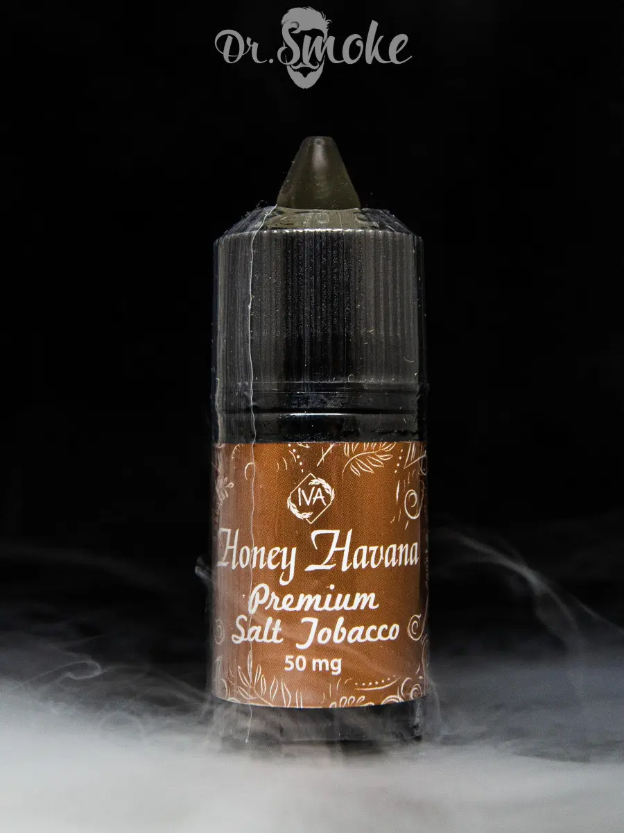 Купить жидкость IVA Salt Honey Havana (30ml) в Киеве и Украине: цена, фото, отзывы | Dr.Smoke