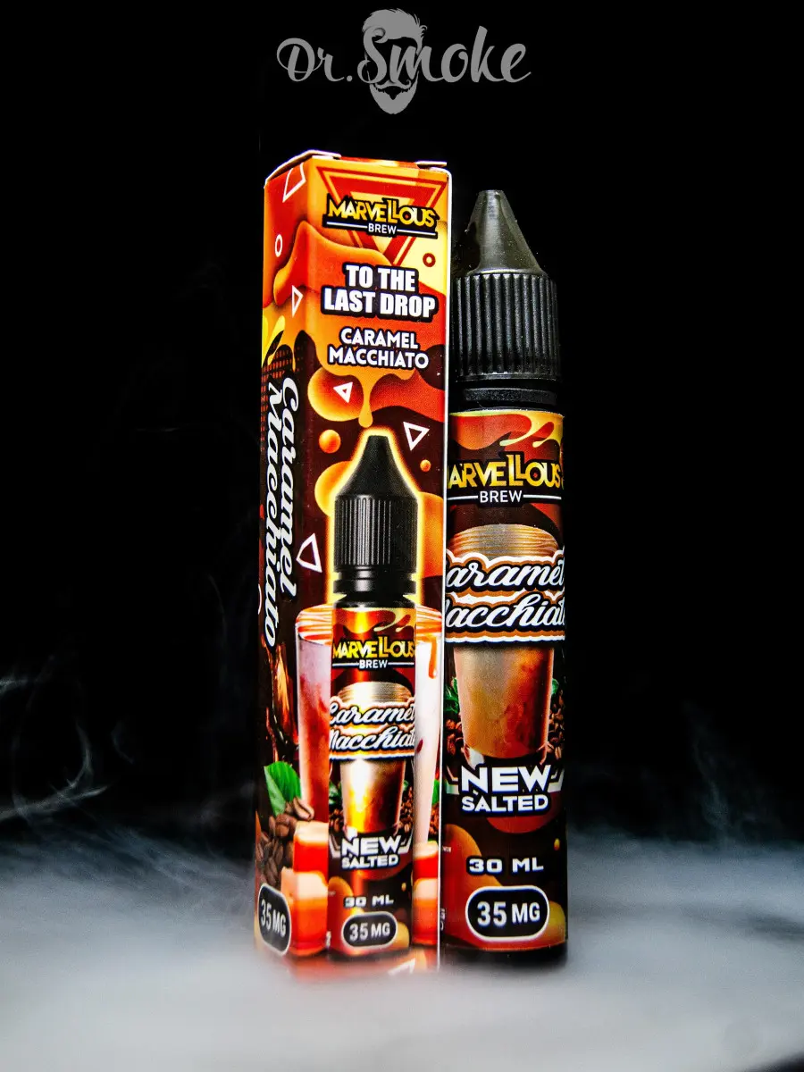 Купить жидкость Marvelous Brew Salt Caramel Macchiato (30ml) в Киеве и ...